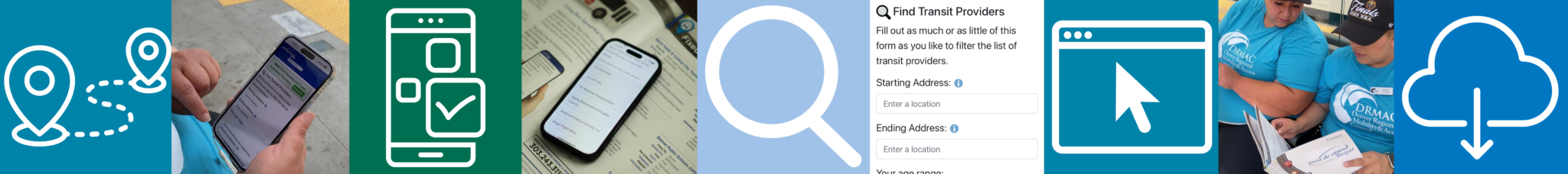 Getting There App | DRMAC